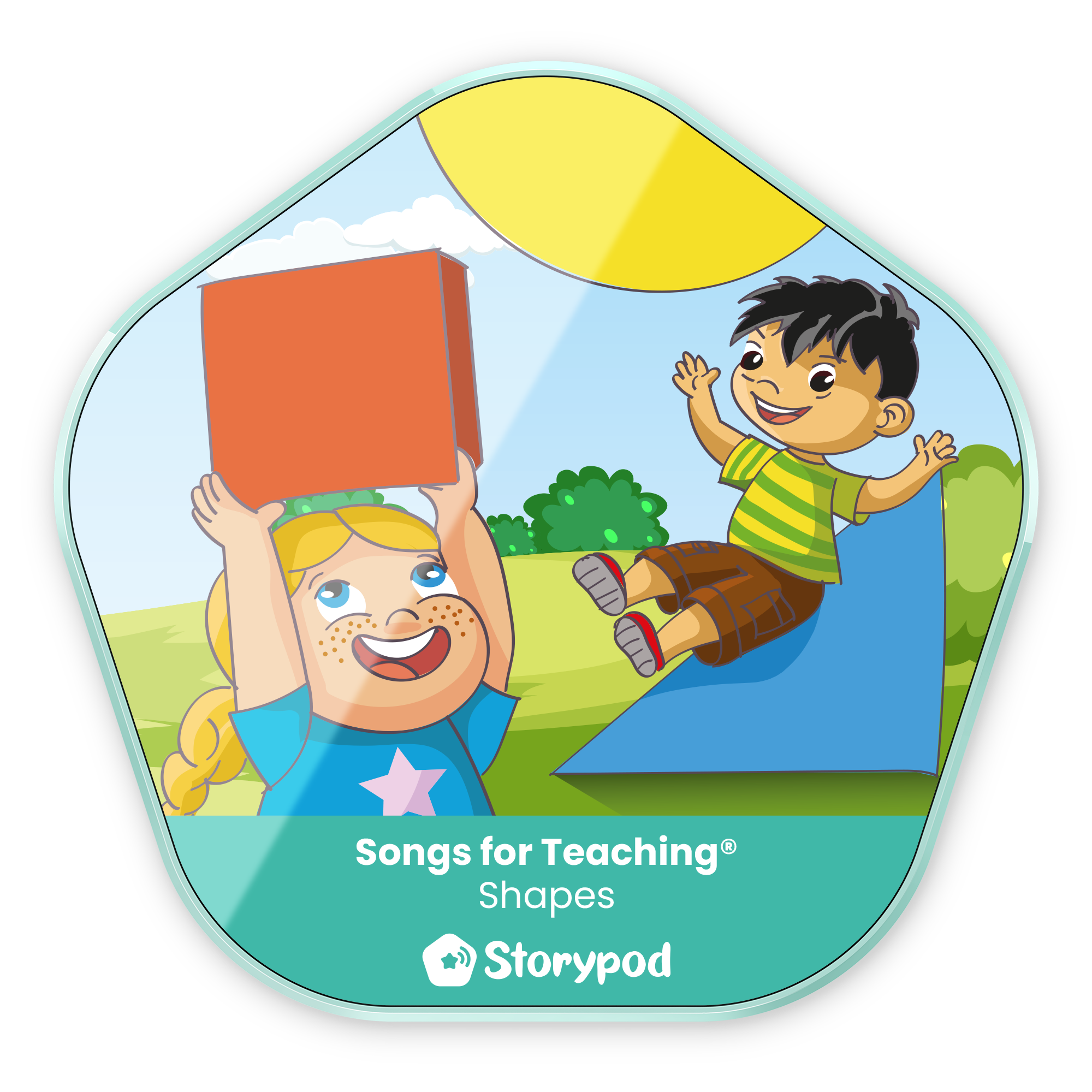 Colors & Shapes Learning Set for the Storypod Audio System - Set 10