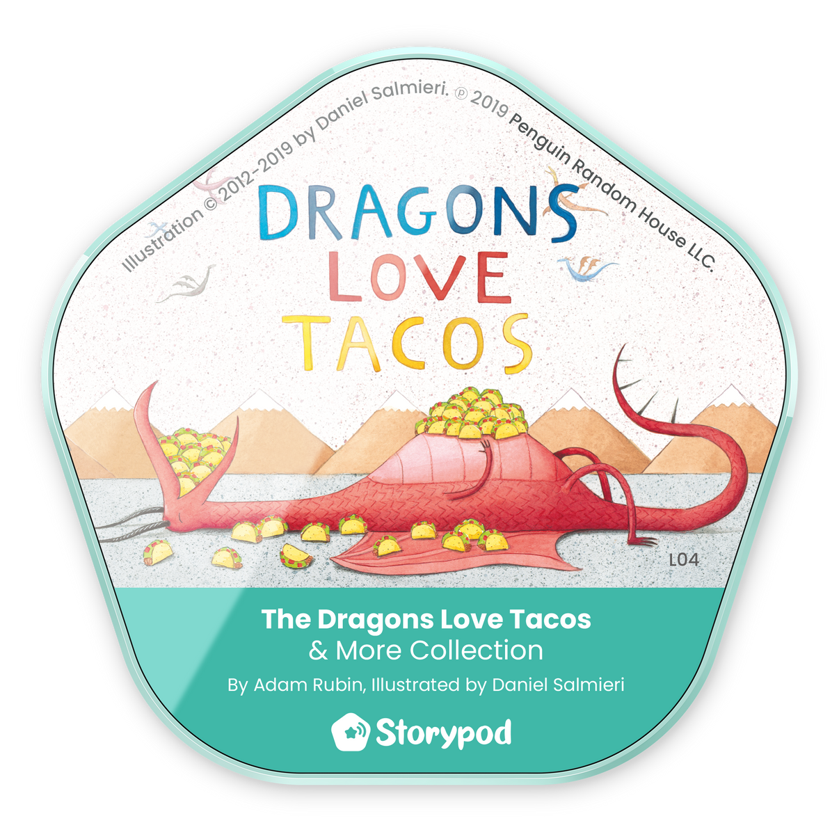 Storypod | Dragons Love Tacos & More Collection Token | Fun & Learning