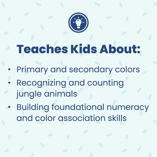 Colors & Jungle Animals Learning Set for the Storypod Audio System - Set 2