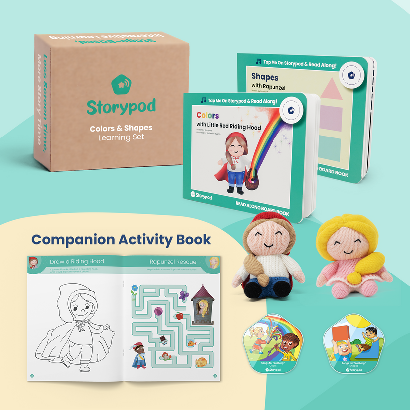 Colors & Shapes Learning Set for the Storypod Audio System - Set 10