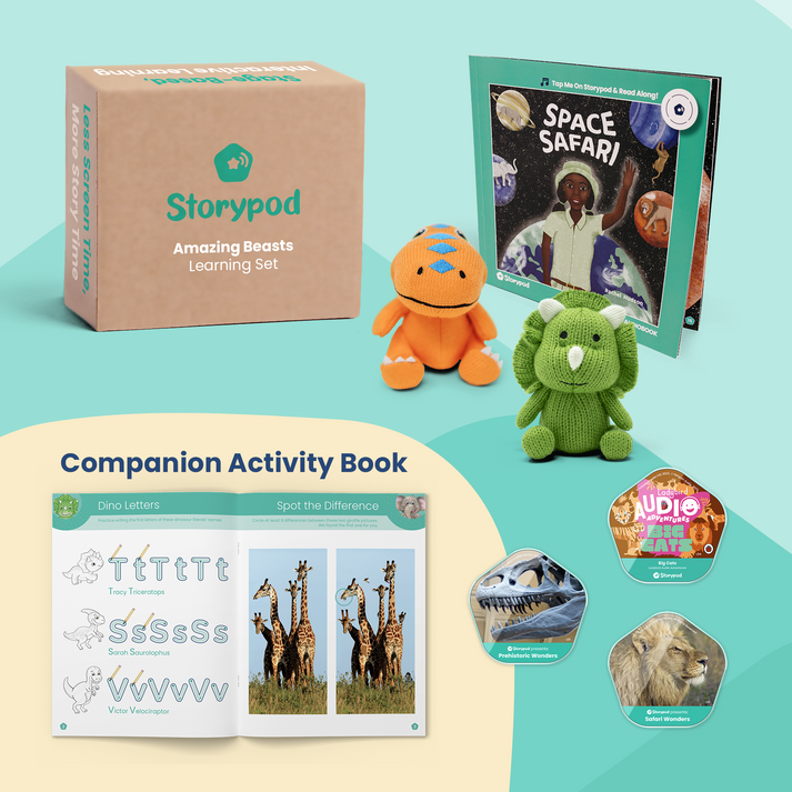 Amazing Beasts Learning Set for the Storypod Audio System - Set 19
