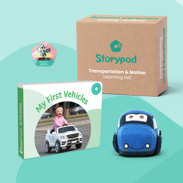 Transportation & Motion Learning Set for the Storypod Audio System - Set 9