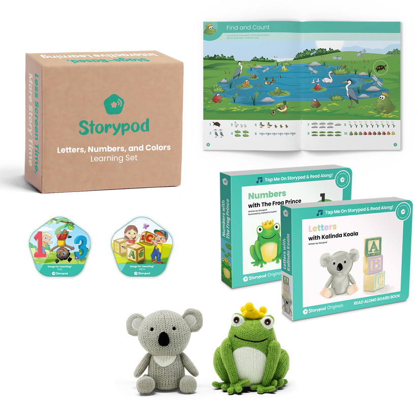 Letters, Numbers & Animals Learning Set for the Storypod Audio System - Set 11