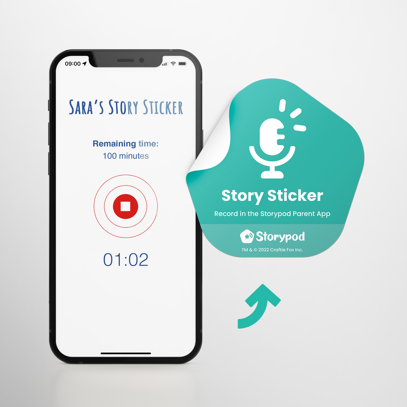 Recordable Story Stickers for Storypod - Create Personalized Family ...