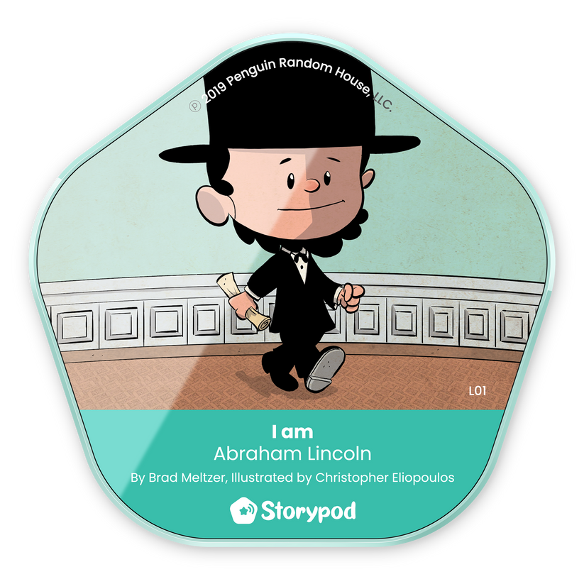 Storypod | I am Abraham Lincoln Token | Educational History for Kids